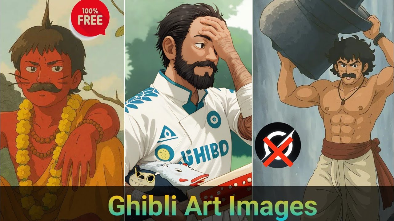 Ghibli Art Image Generation 🤩 in One Click Free - YouTube