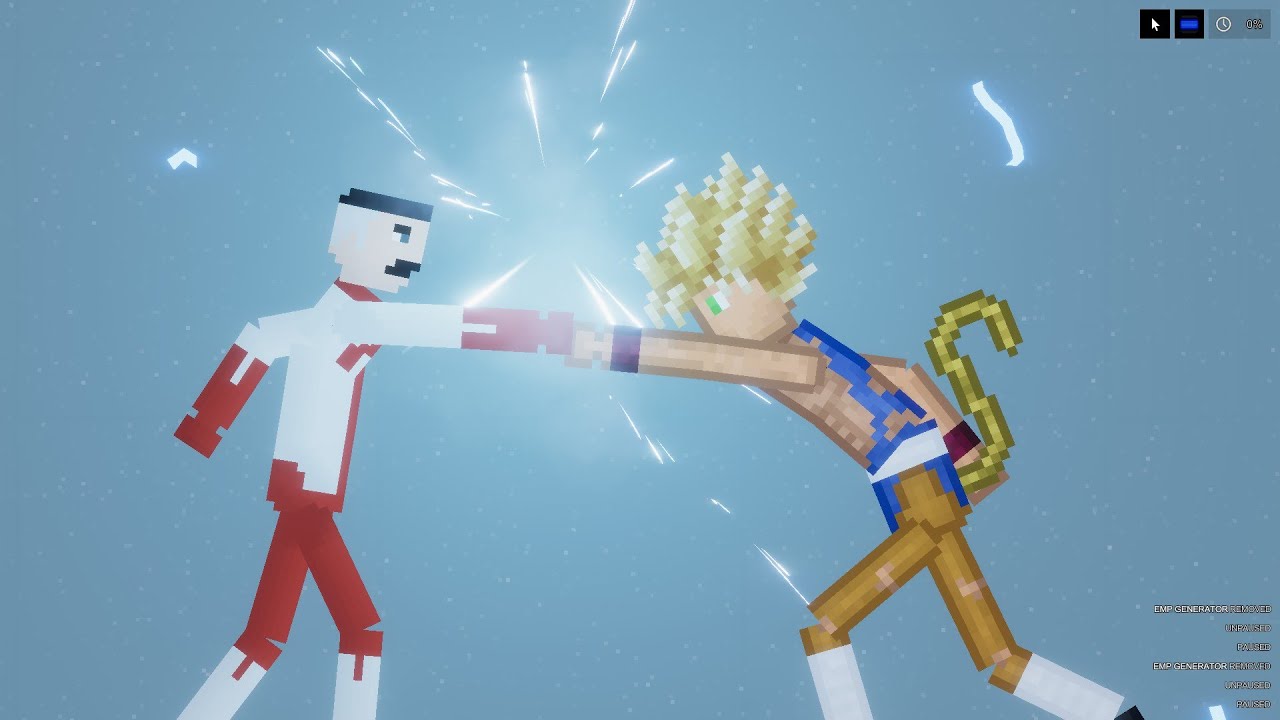 Goku Gt Takes On Amy Man In The Ultimate People Playground Showdown ...