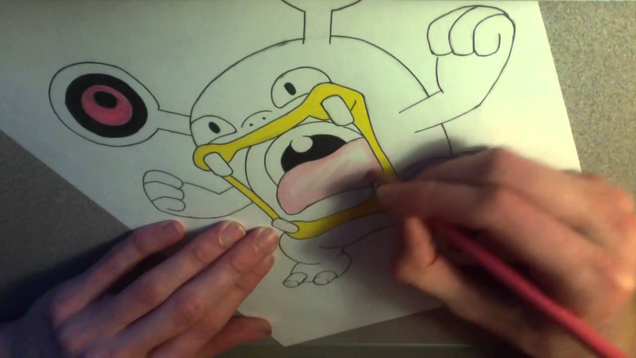 Drawing all the Pokemon: Number 294 Loudred - YouTube