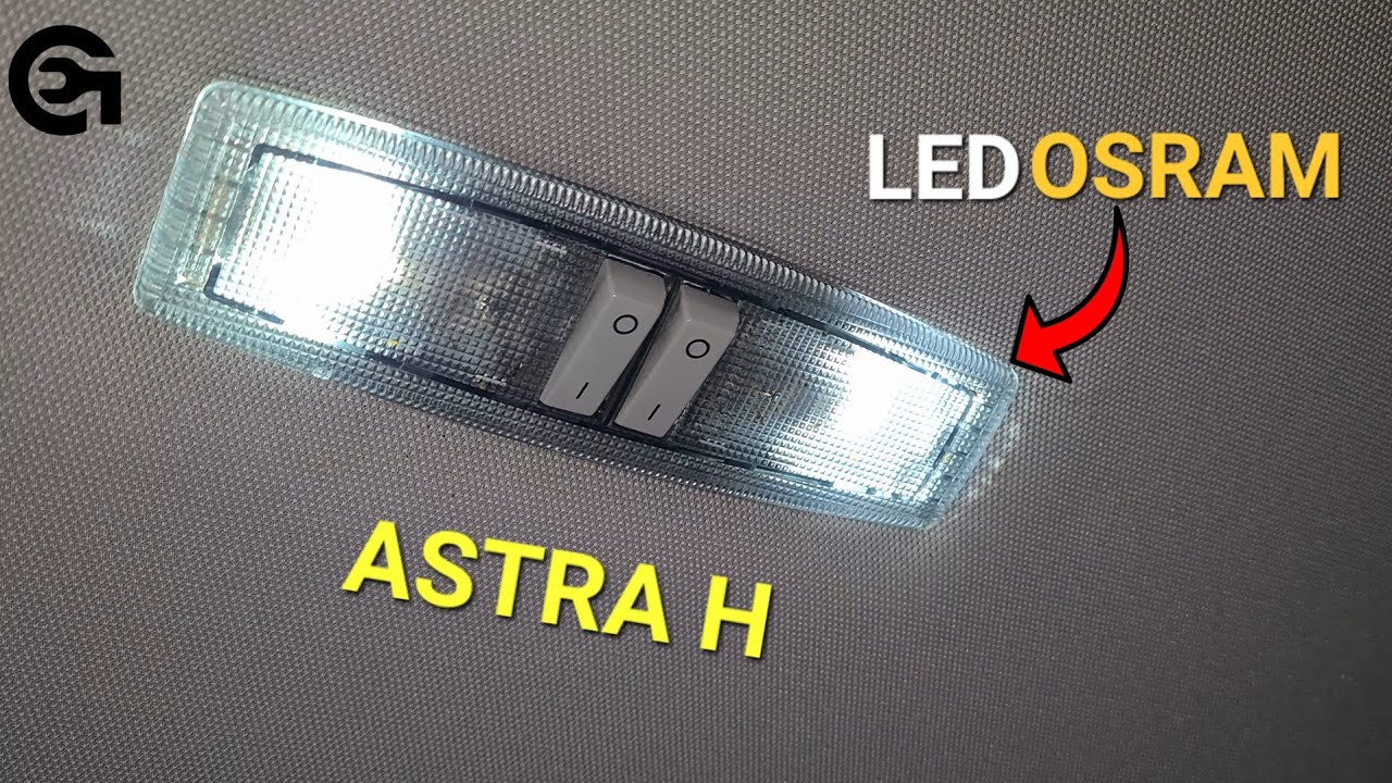 Interior Lights Change LED (Upgrade) - Opel/Vauxhall Astra H - YouTube