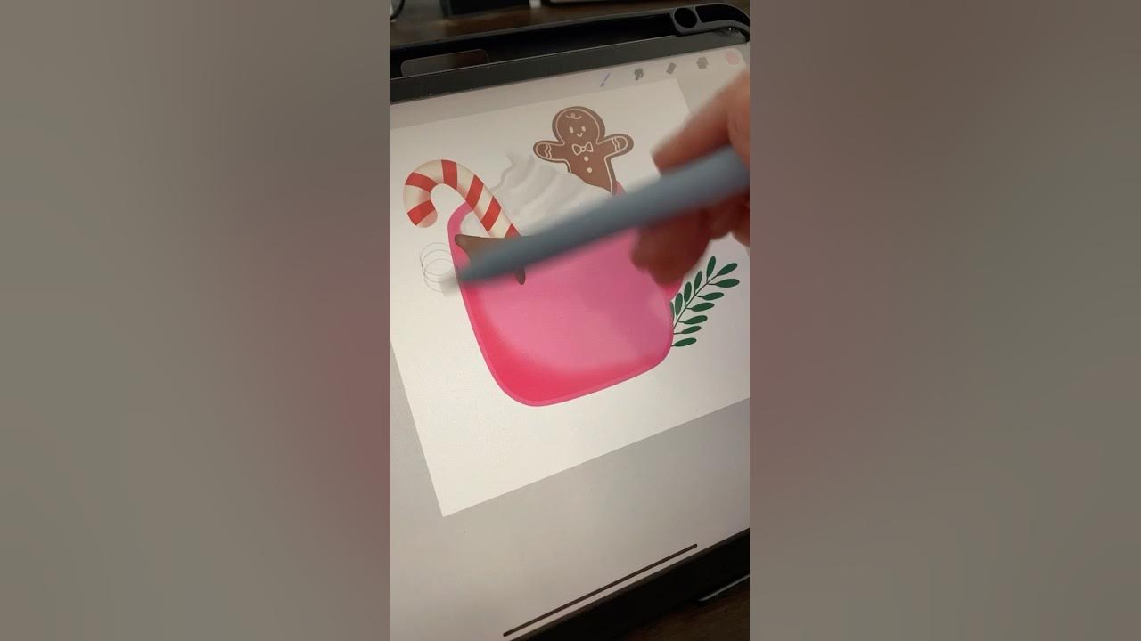 Procreate Christmas Stamp Brush Link In Bio Christmas Procreatetutorials Procreatedrawings