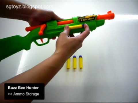 Buzz Bee Hunter - Demo/Test Fire & Internals - YouTube