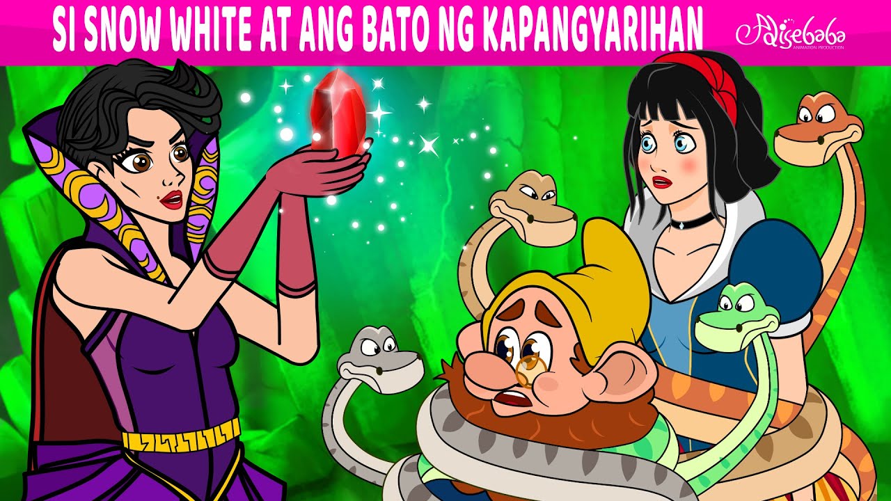 Si Snow White at ang Bato ng Kapangyarihan | Mga Kwentong Pambata ...