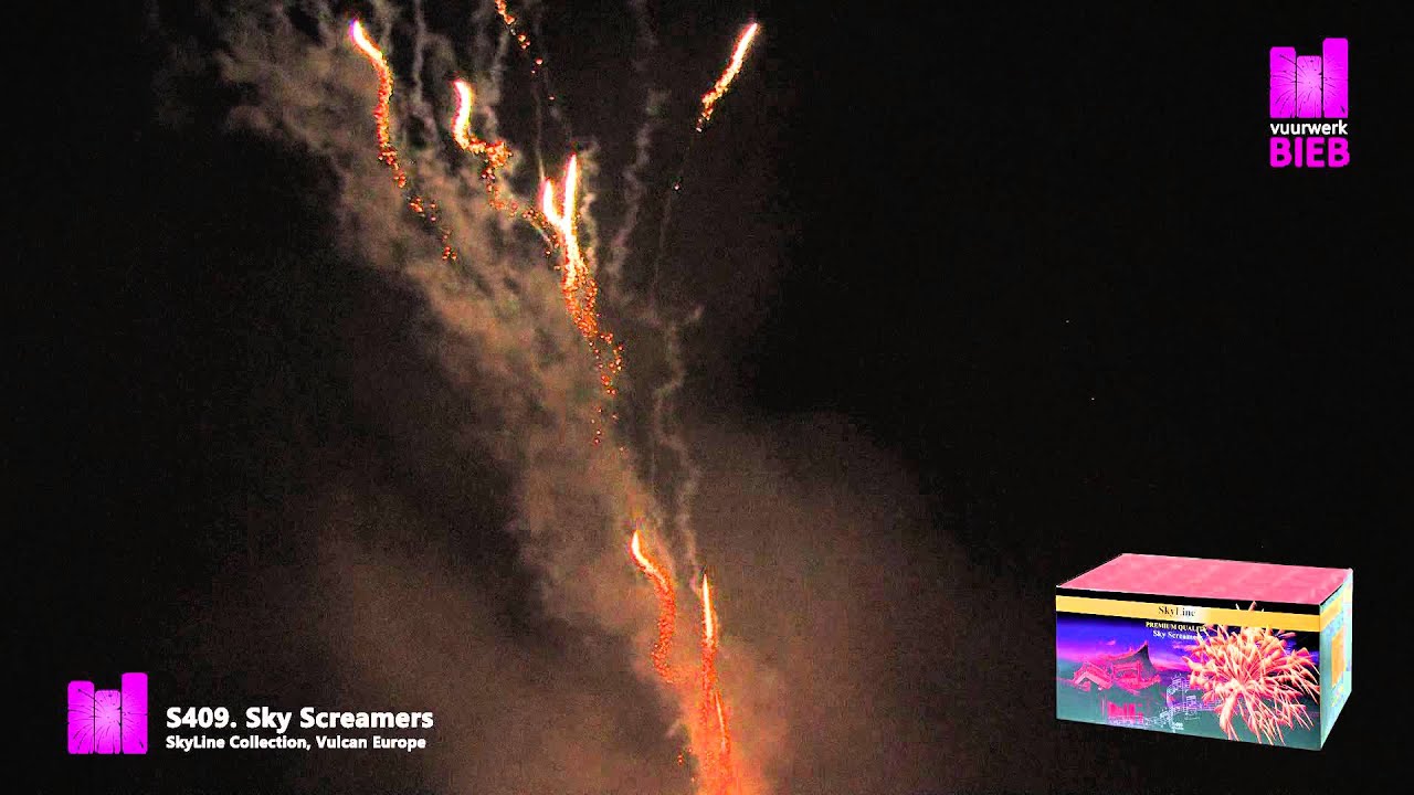 Sky Screamers - Vulcan Europe - SkyLine Fireworks - vuurwerkbieb.nl ...