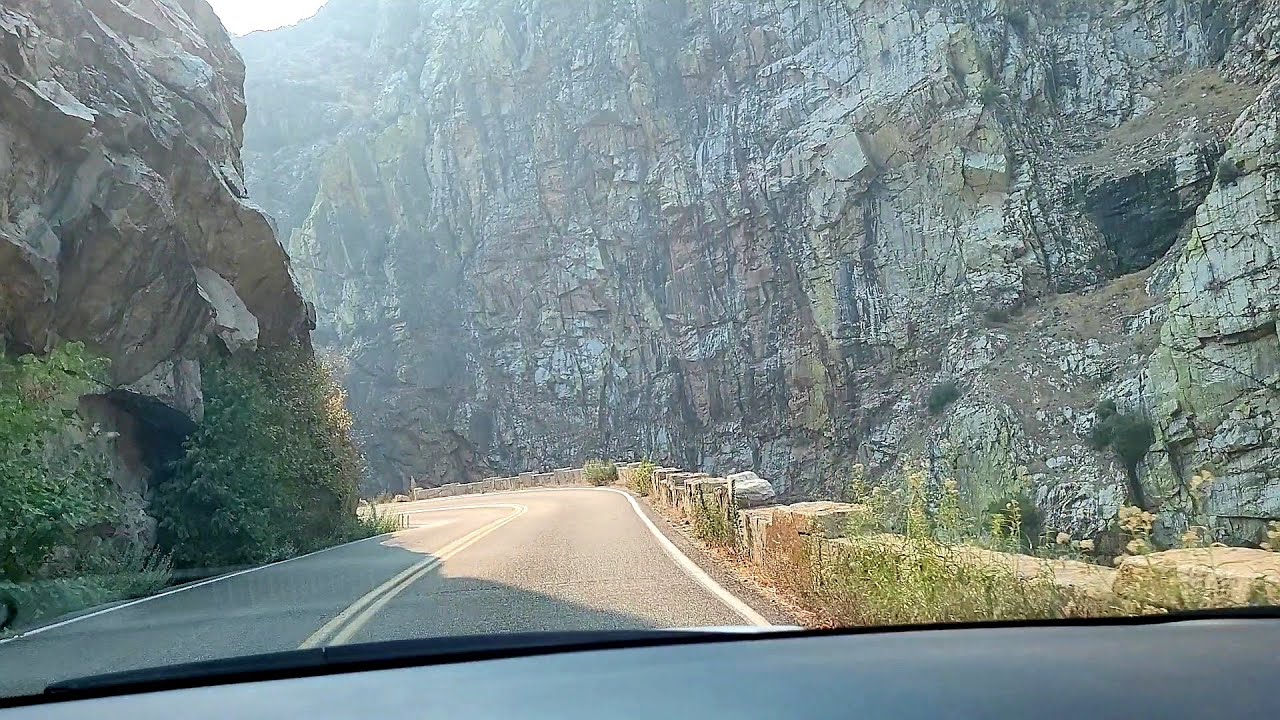 The most scenic and dangerous mountain drive in America at Kings Canyon ...