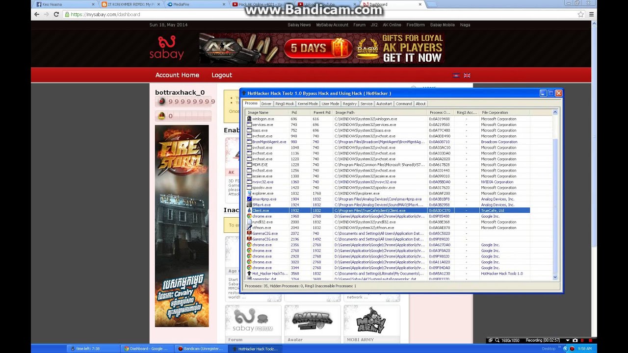 HACK AK Online v421 - YouTube