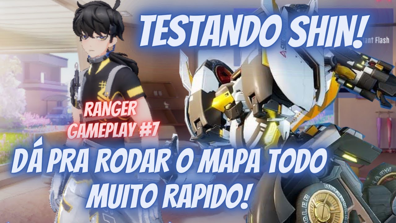 SHIN É MUITO RÁPIDO! TESTANDO SKILLS || RANGER GAMEPLAY #7 || Super ...