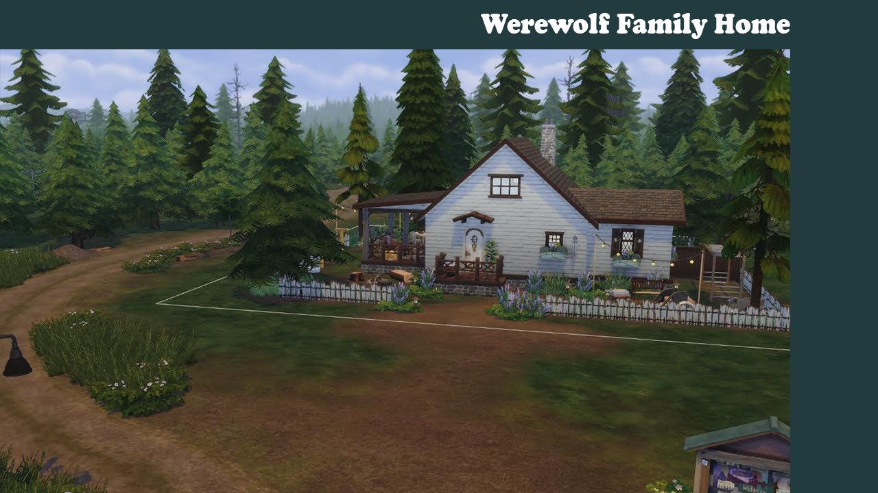 Werewolf Family Home | The Sims 4 Speed Build | No CC | The Sims 4 ...