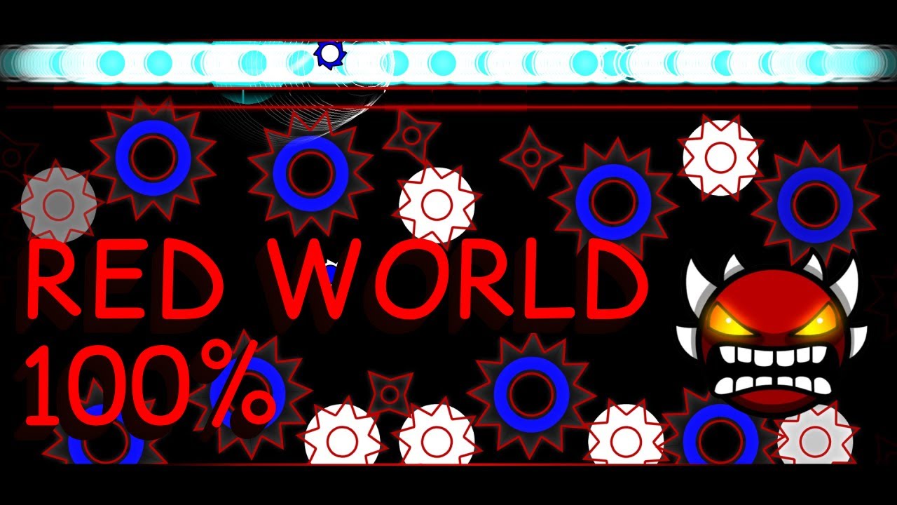 Red World 100% (EXTREME DEMON) by saRy | Geometry Dash - YouTube