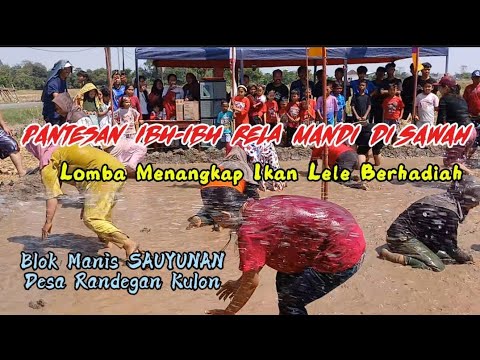 Pantesan ibu-ibu rela mandi disawah | Tangkap ikan lele BERHADIAH | HUT RI Ke-80 Blok Manis Sauyunan