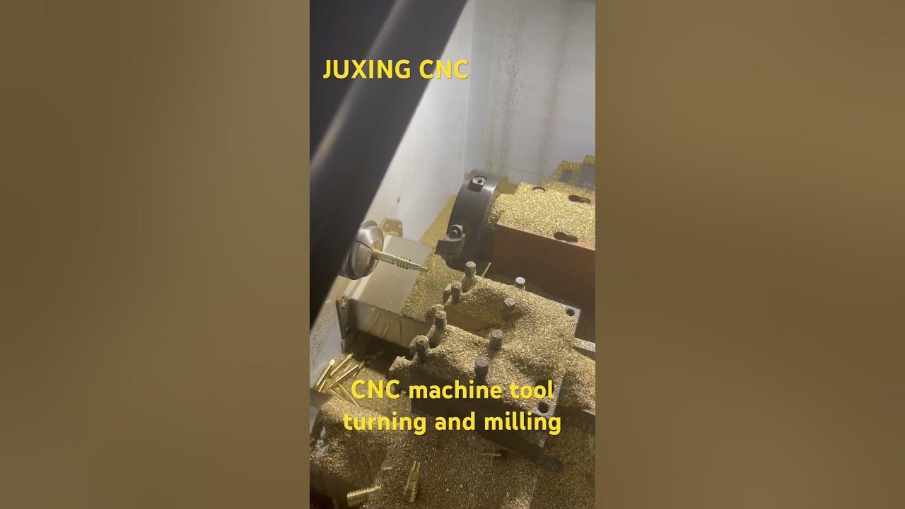 JUXING CNC Polygon machine with turning function Processing demonstration #cnc #cncmachine - YouTube