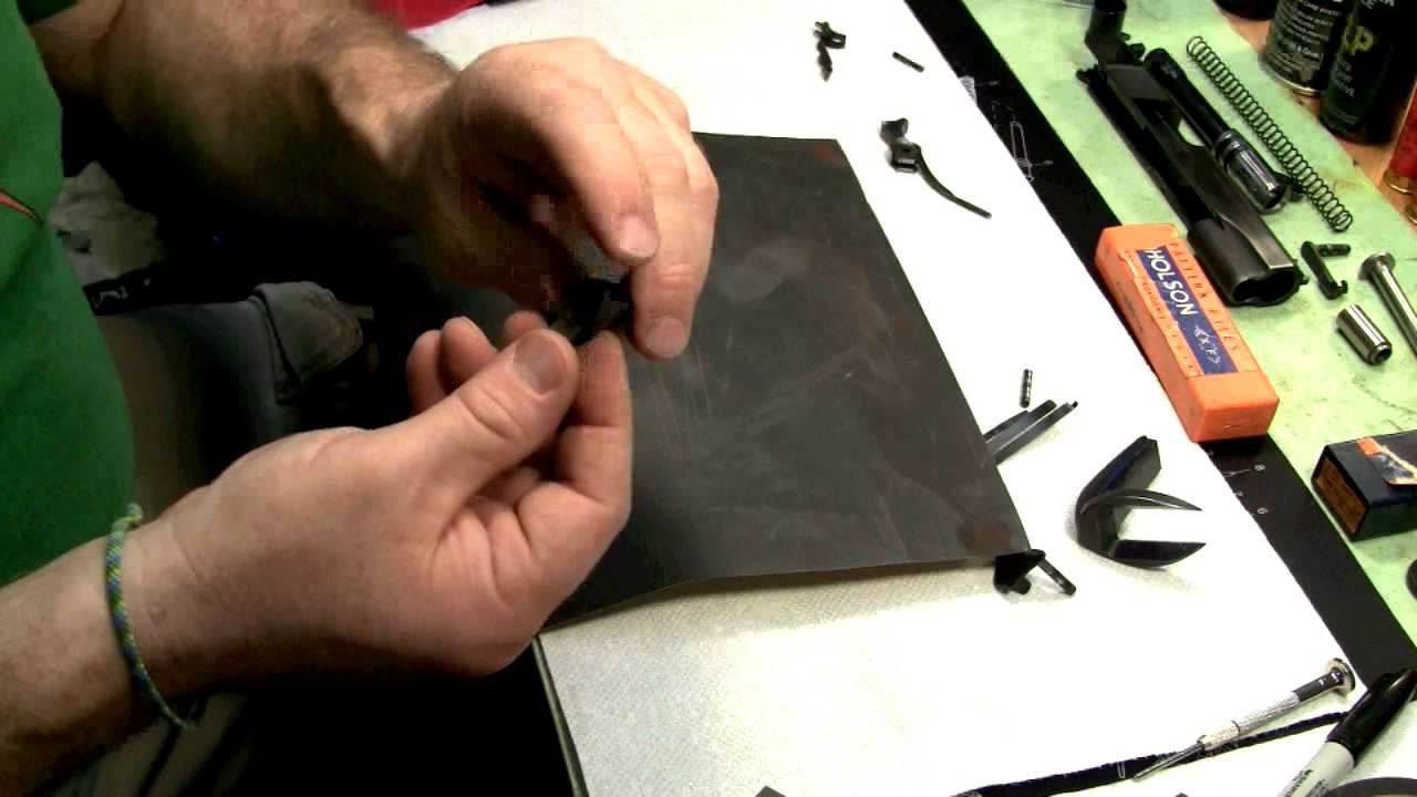 How to Modify the Grip Safety on a 1911 Pistol - YouTube