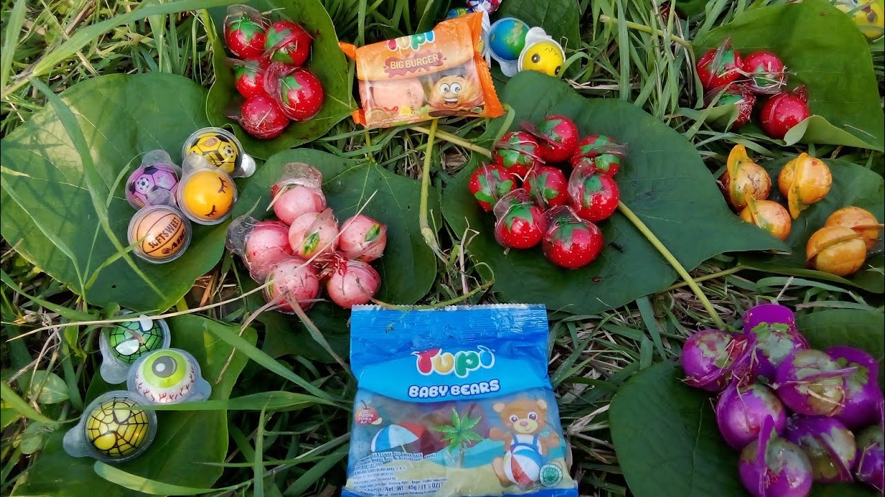 Hunting permen manis viral jelly Korea permen mata permen yupi neon ...