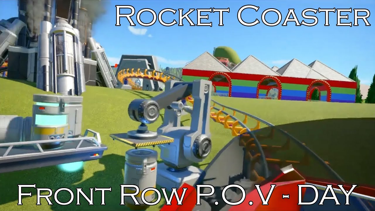 Planet Coaster Console Edition: Rocket Coaster - Front Row P.O.V (Day ...