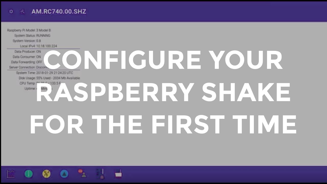 QuickStart Guide: How to configure your Raspberry Shake for the first ...