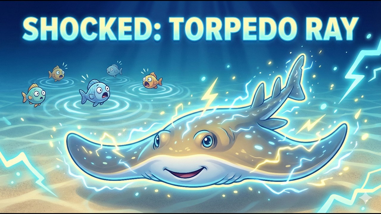 The Fish That Can Shock You ⚡🐟 | The Amazing Electric Torpedo Ray ...