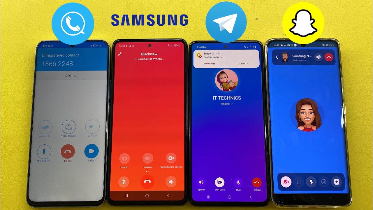 Google Duo + SnapChat + Telegram + SkyPhone incoming Call/ Honor ...