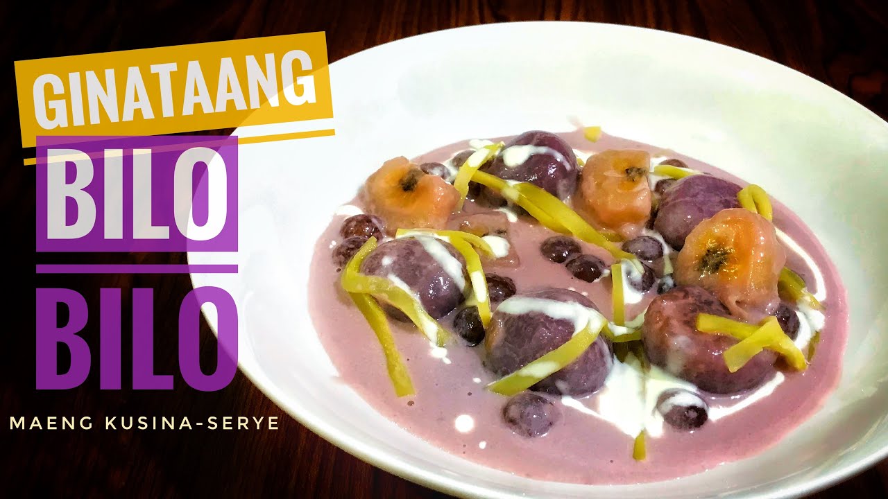 Bilo-Bilo Recipe // Ginataang Bilo-Bilo Stuffed with Sweet Potato ...