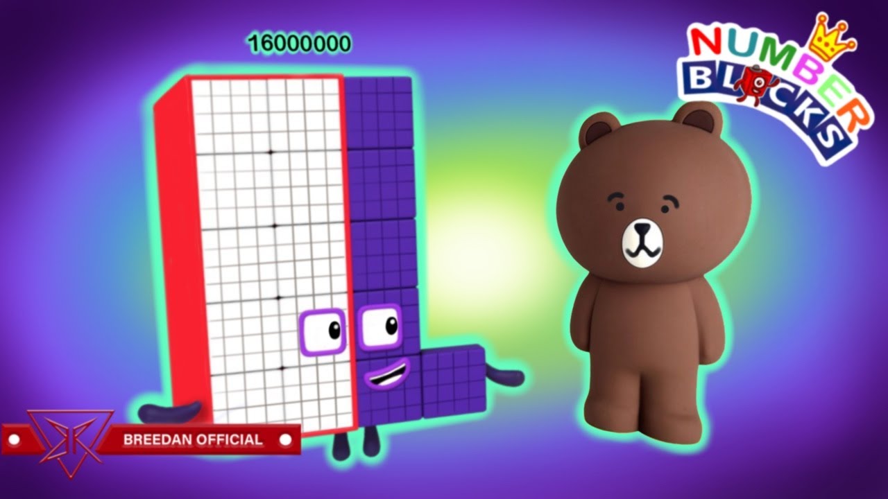 Numberblocks - The Numberblocks 16000000 Can You Find The Bear? | Learn ...