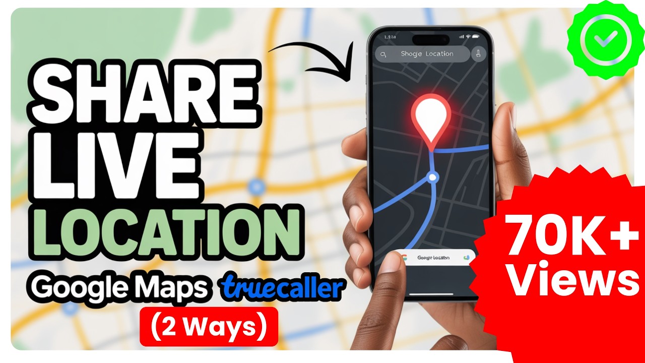 How to share current location on google maps (FUll GUIDE) - YouTube