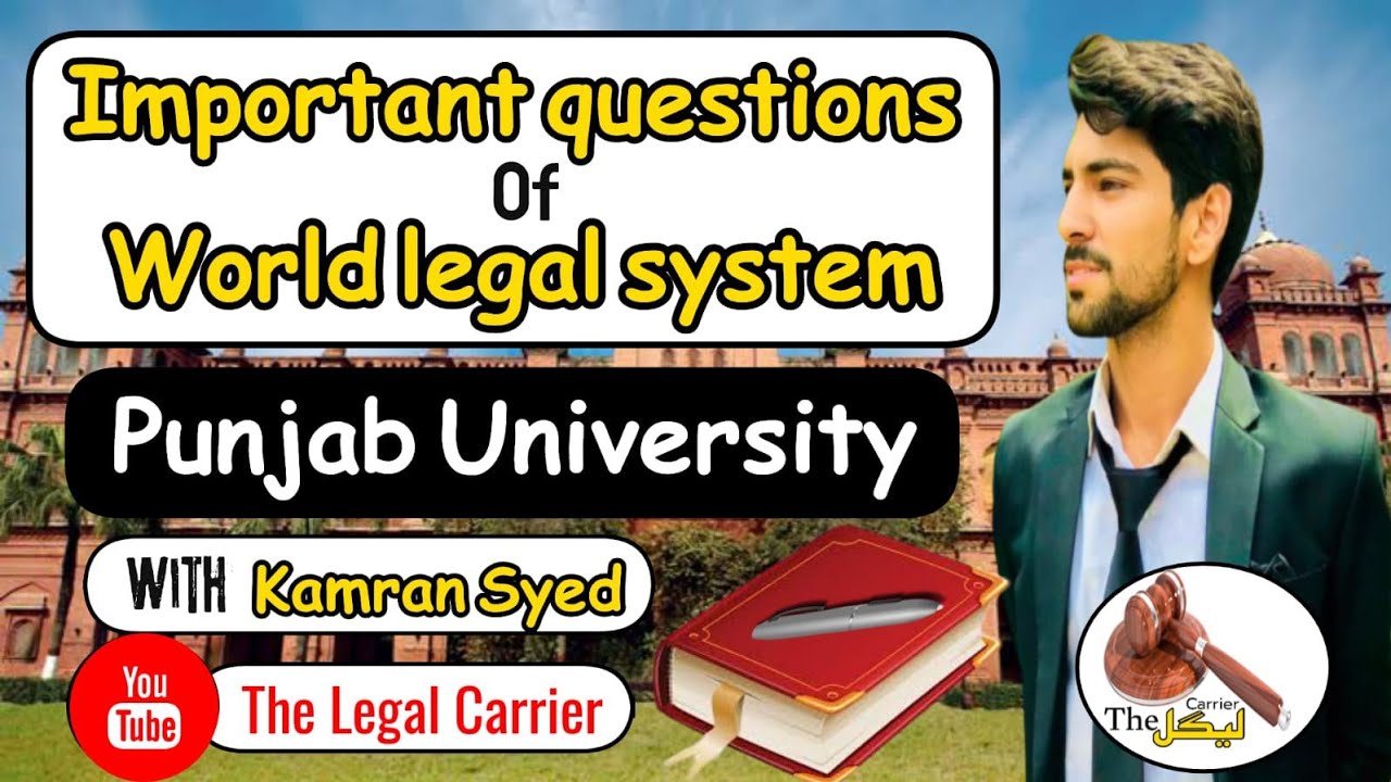important Questions of World Legal System LLB PART 1 - YouTube