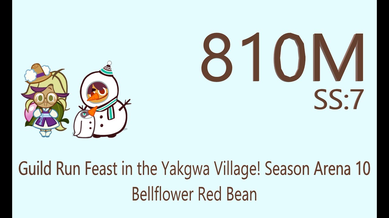 CROB Guild Run Feast in the Yakgwa Village! Season Arena 10 810M | Jinx ...