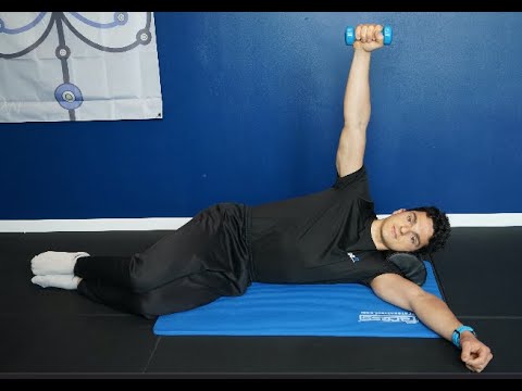 Adduzione scapolare in decubito laterale - YouTube