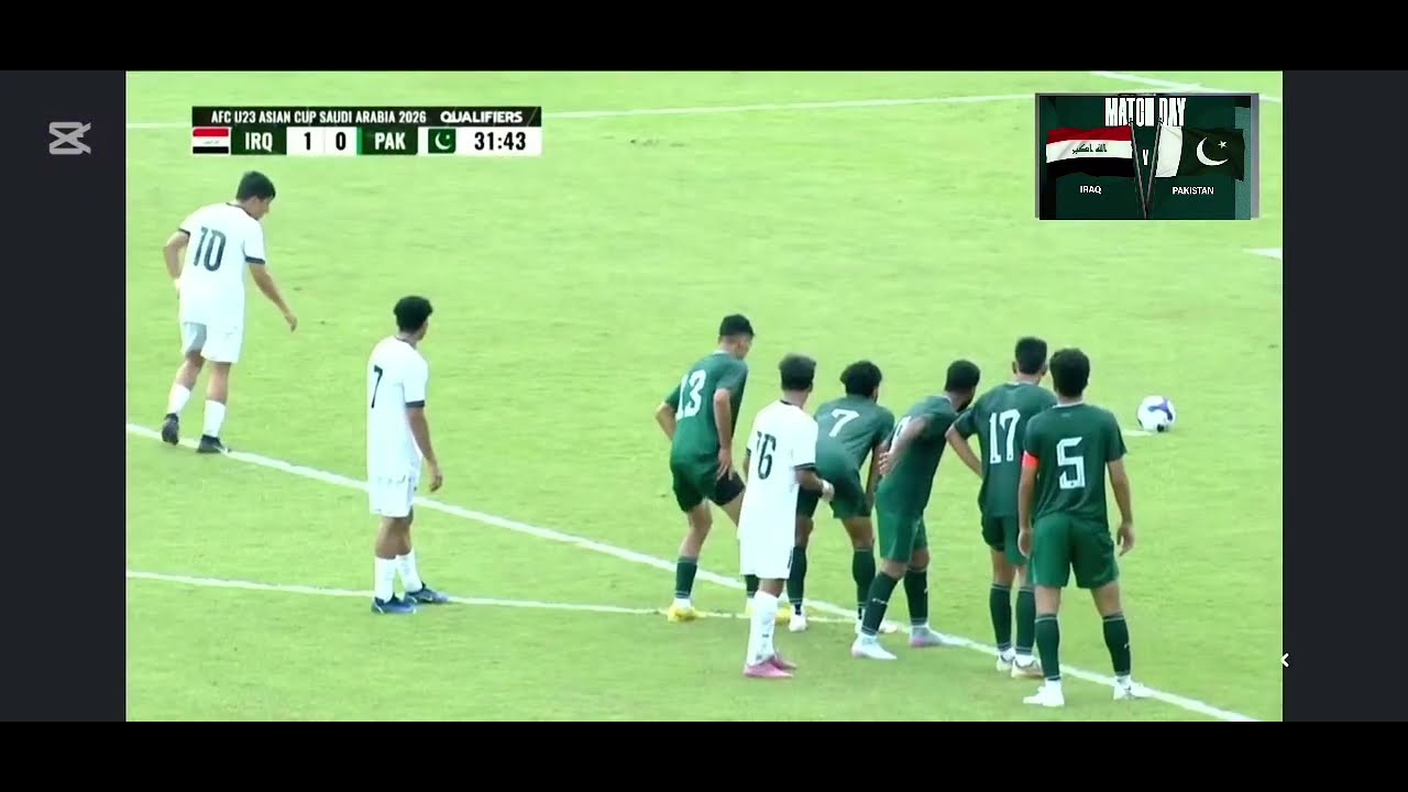 Pakistan VS Iraq | HIGHLIGHTS | AFC U23 | Asian cup 2026 Qualifiers ...