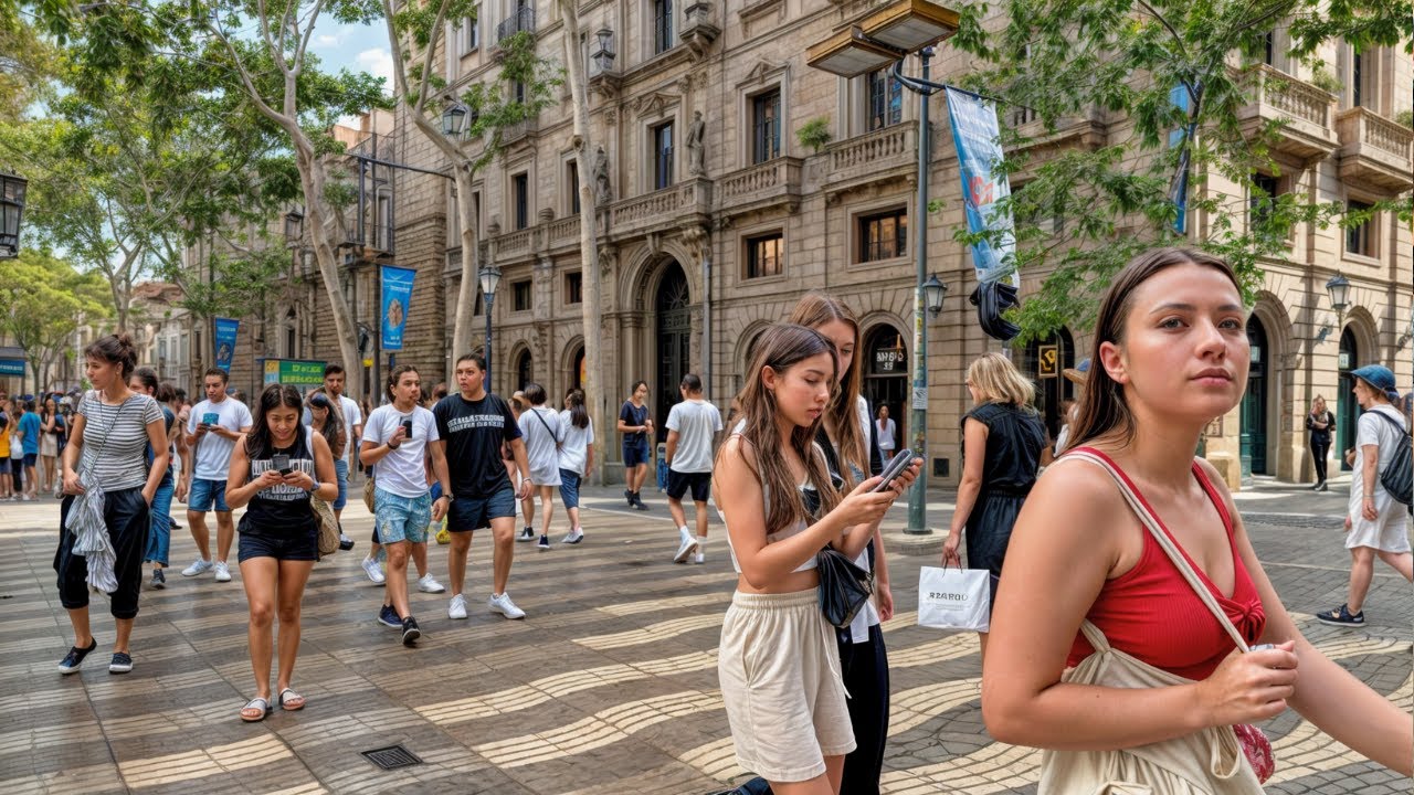 Summer Strolls in Barcelona: Beautiful Girls and Stunning Views ...