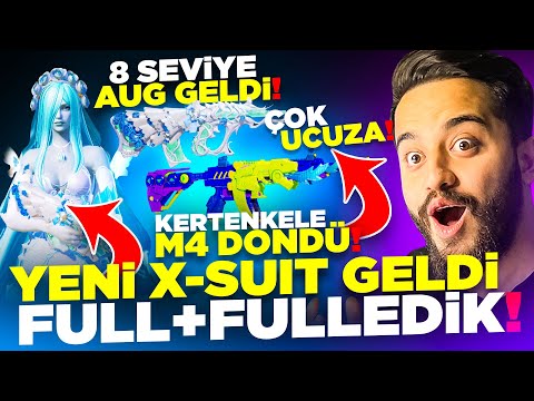 KERTENKELE M416 GERİ DÖNDÜ YENİ X-SUİT ve 8 SEVİYE AUG MAXXLADIK! PUBG Mobile