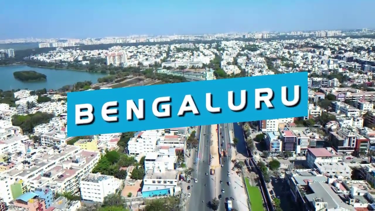 Bengaluru City 4k Cinematic Drone Video | Aerial view Bengaluru City ...