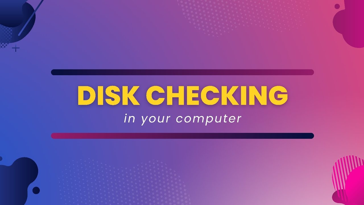 Check Disk check-disk