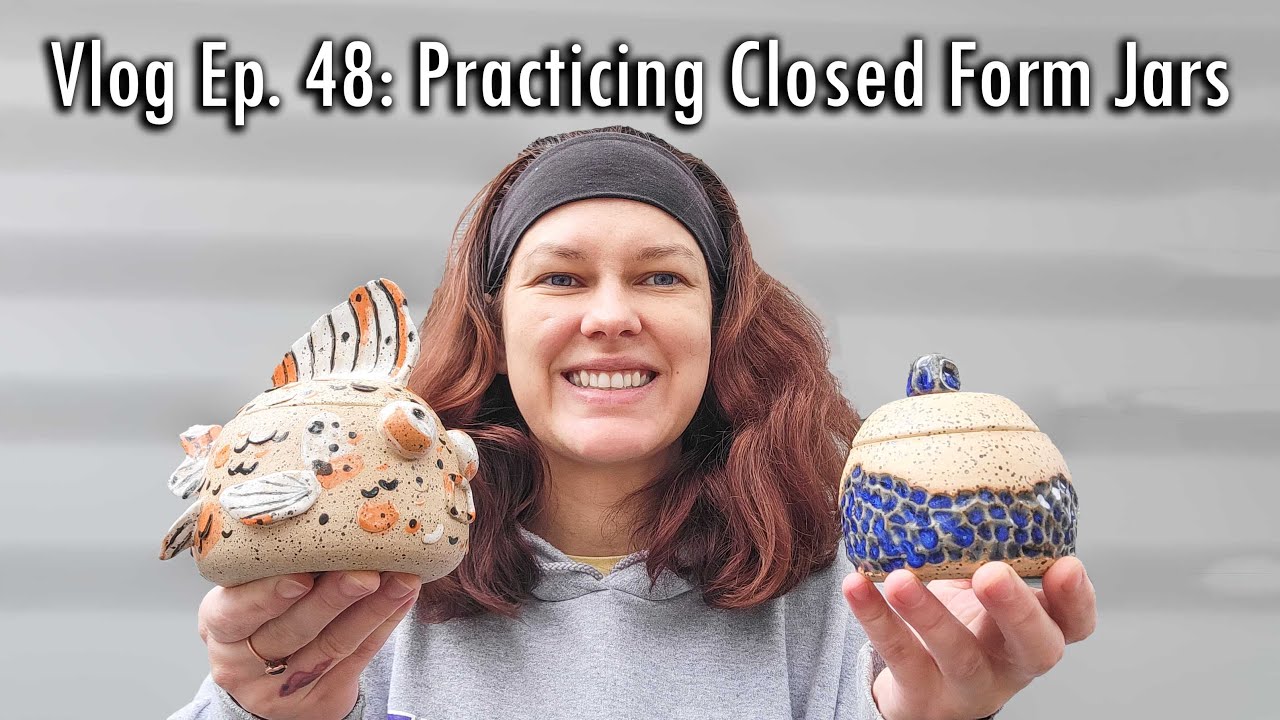 Practicing Closed Form Jars | Wheel Throwing and Sculpting | Ceramic ...