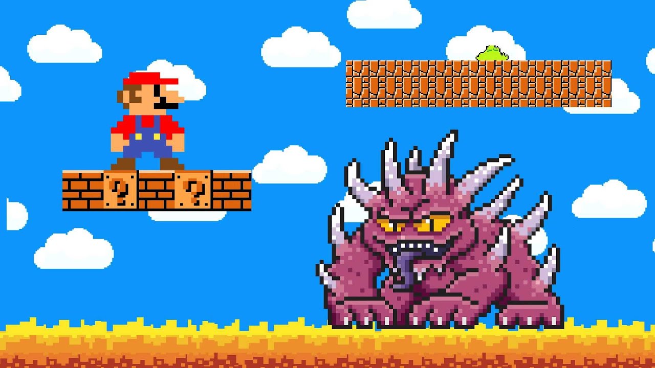 Super Mario Maze vs XXL Boss Monster: Save the Princess! | Funny Mario ...