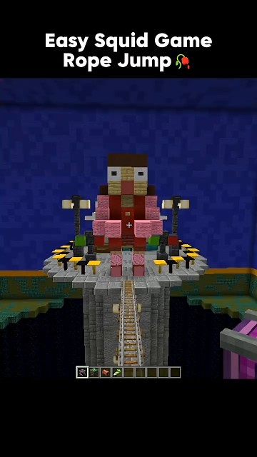 Minecraft Rope Jump Squid Game Build - YouTube