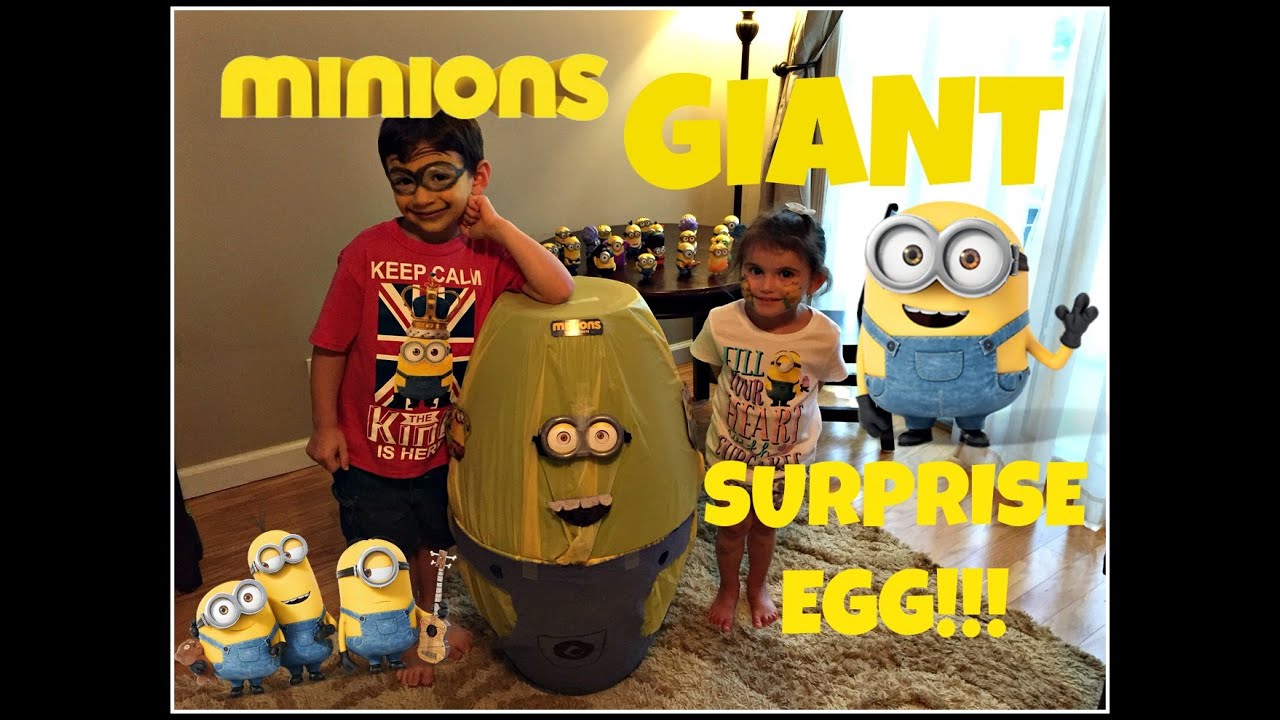 Minions GIANT SURPRISE EGG!! Minion Bob!! - YouTube