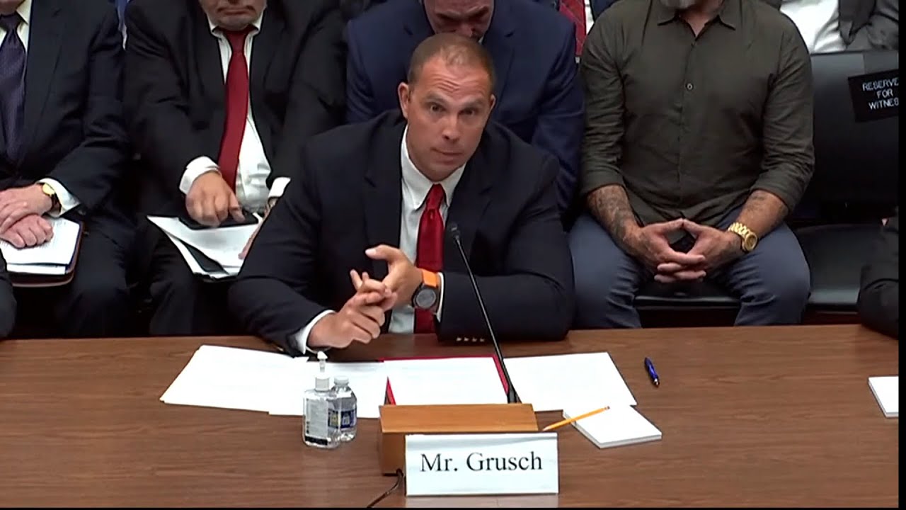 Everything David Grusch Said Under Oath - YouTube