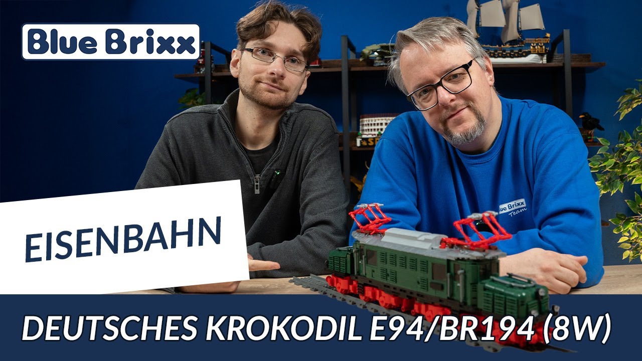 Deutsches Krokodil E94/BR194 (8w) von BlueBrixx - YouTube