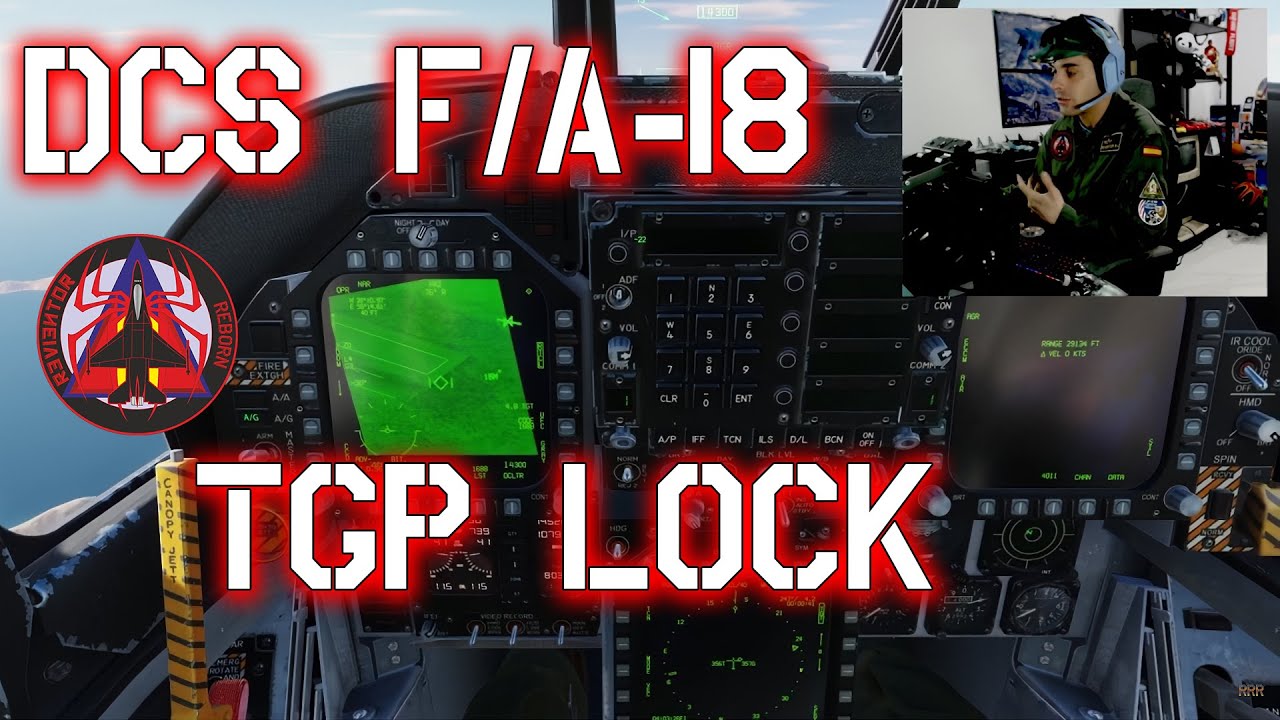 DCS F18 - COMO APUNTAR CON EL FLIR USANDO EL CASCO HMCS - YouTube