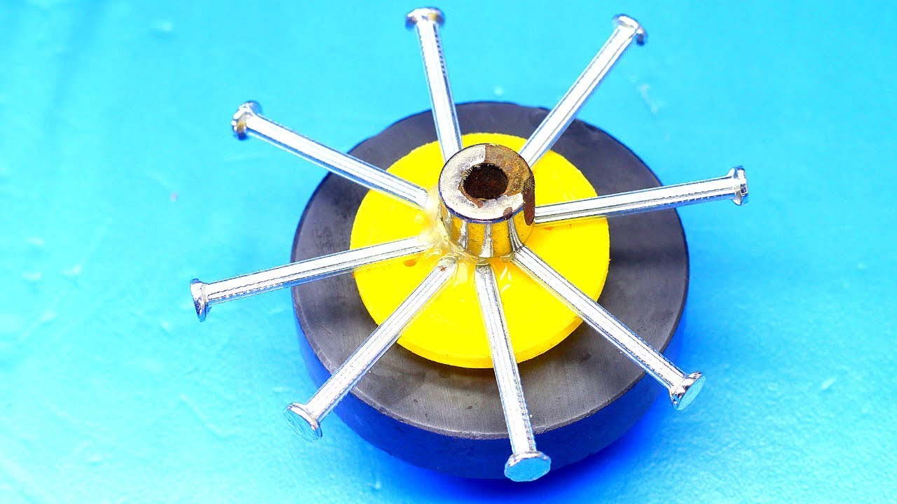 Free Energy Generator Self Running Machine - Using Dc Motor magnet ...