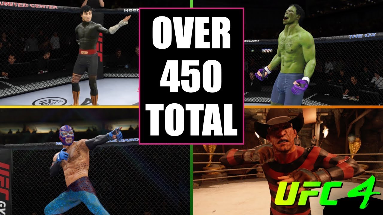 EVERY Emote Available for UFC 4 Created Fighters (Pre-Fight, Post-Fight ...