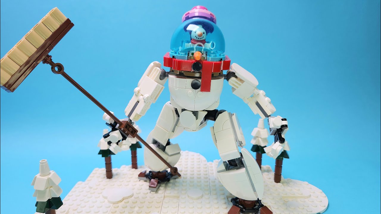 lego snowman mech robot / 레고 눈사람 로봇 - YouTube