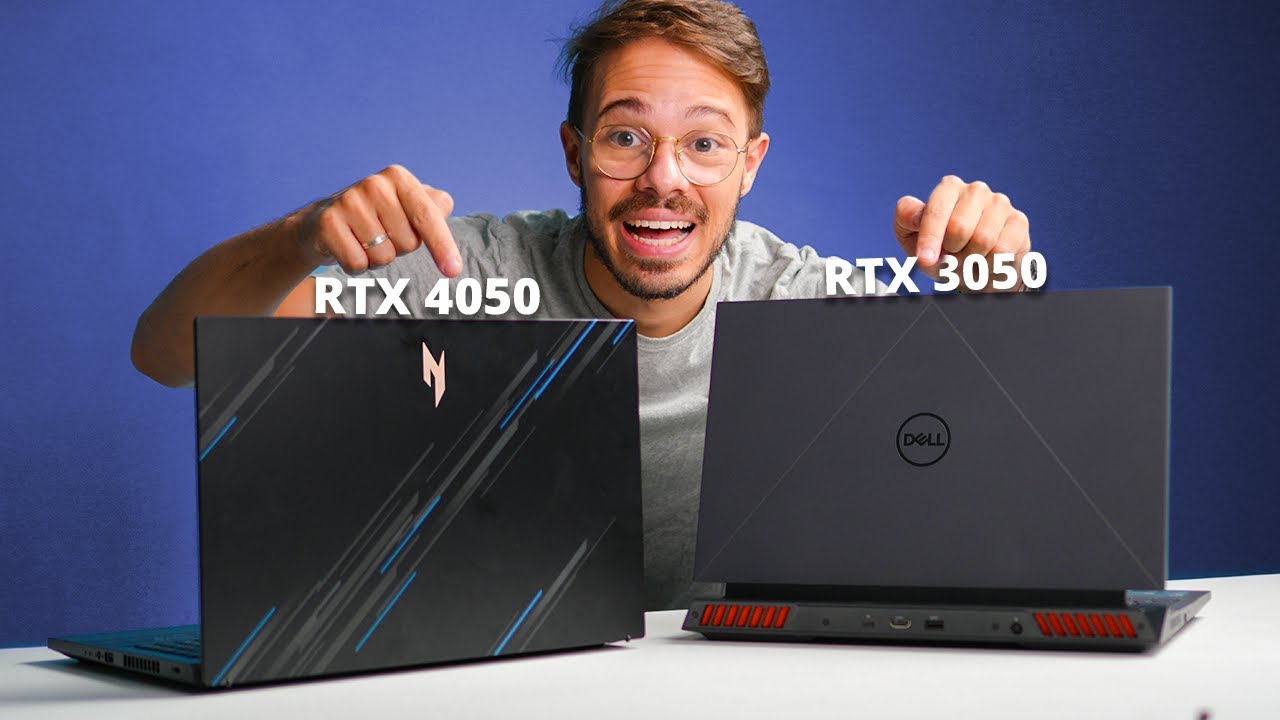 HORA DA VERDADE! Acer Nitro V RTX 4050 vs Dell G15 RTX 3050 - Qual o ...