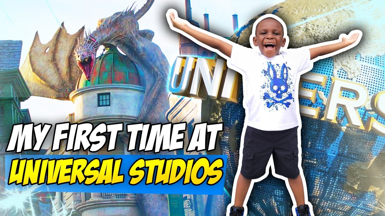 My First Time at UNIVERSAL STUDIOS | Coolkid Ayden - YouTube