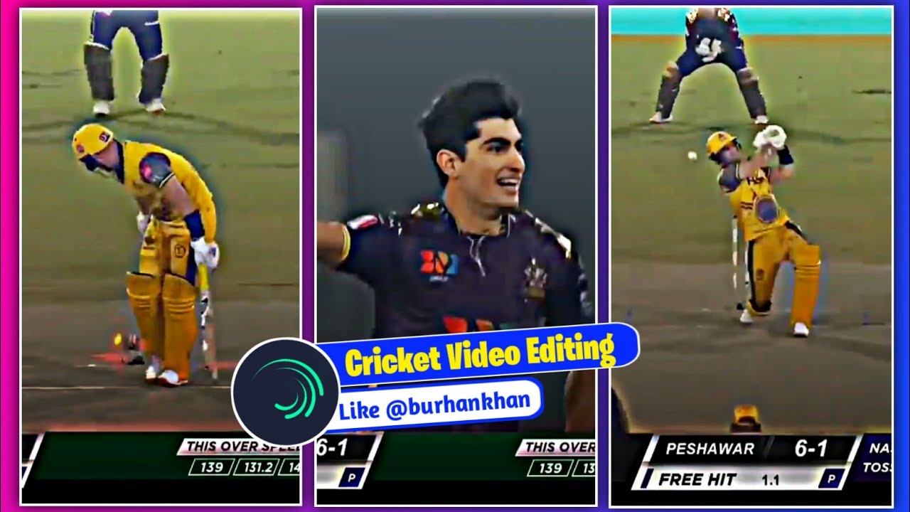 How to edit Cricket Video like m.burhankhan Alight Motion | HDR CC ...