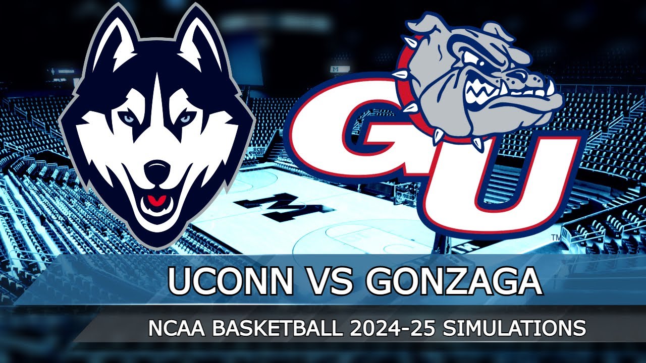 UConn vs Gonzaga - NCAA Basketball 12/14/2024 Full Game Highlights ...