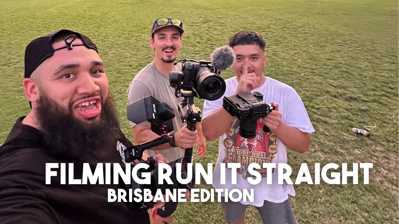 Filming Run It Straight Challenge in Brisbane - YouTube