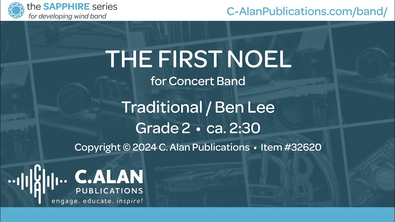 The First Noel (Band Grade 2) - Traditional/ arr. Ben Lee - YouTube