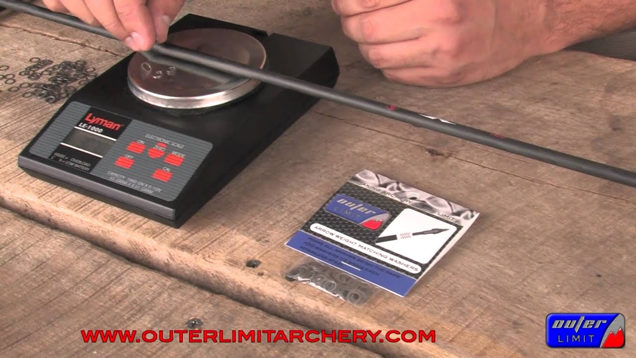Arrow Weight Matching Washer System Outer Limit Archery Building ...