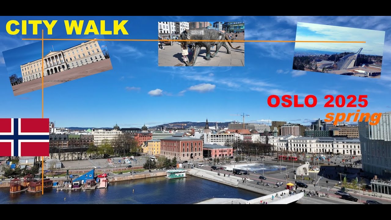 🇳🇴 NORWAY - OSLO CITY WALKING TOUR - SPRING 2025 🇳🇴 - YouTube